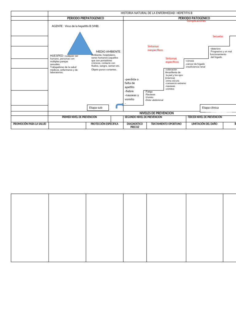 7 Formato Vacio de Historia Natural de Enf-1 | PDF | Hepatitis B | Medicina CLINICA