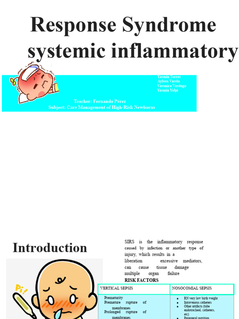Systemic Inflammatory Response Syndrome | PDF | Sepsis | Endothelium