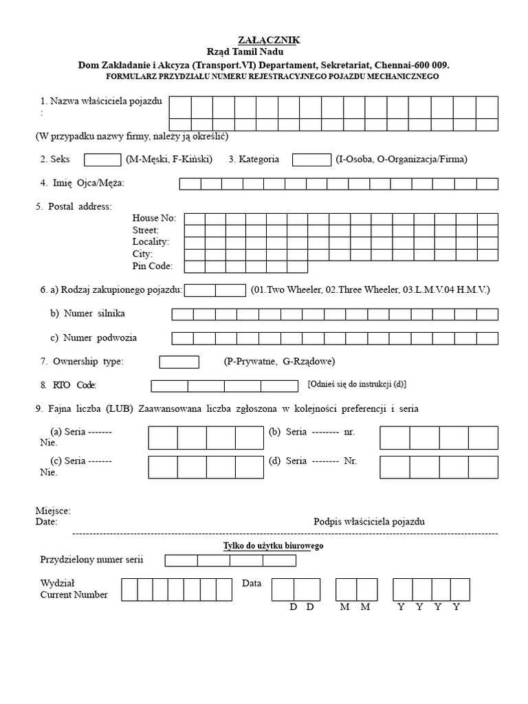 Załącznik Formularz Zaawansowany | PDF