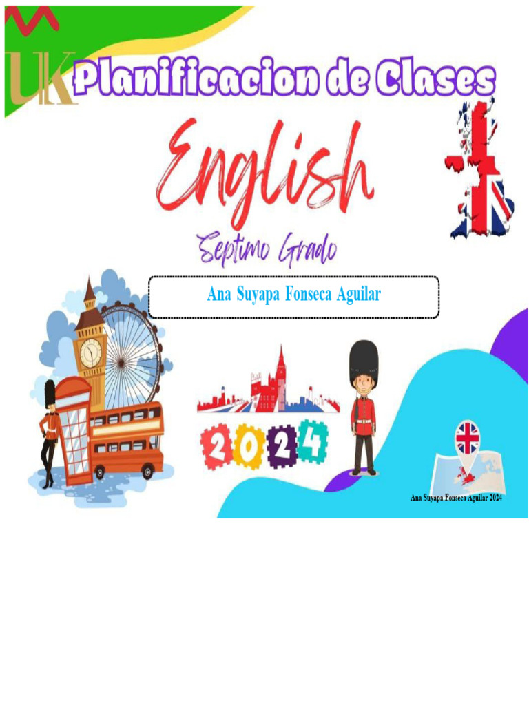 Planning English 7TH Grade | PDF | English Language | Vocabulary