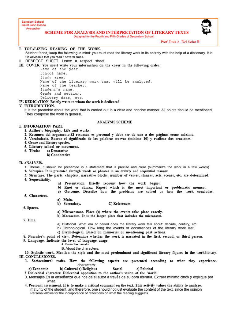 Literary Analysis Guide for "The Knight Carmelo" | PDF