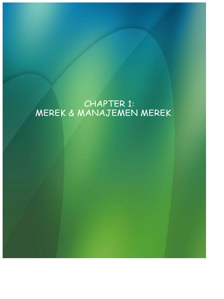Pentingnya Merek dalam Pemasaran | PDF