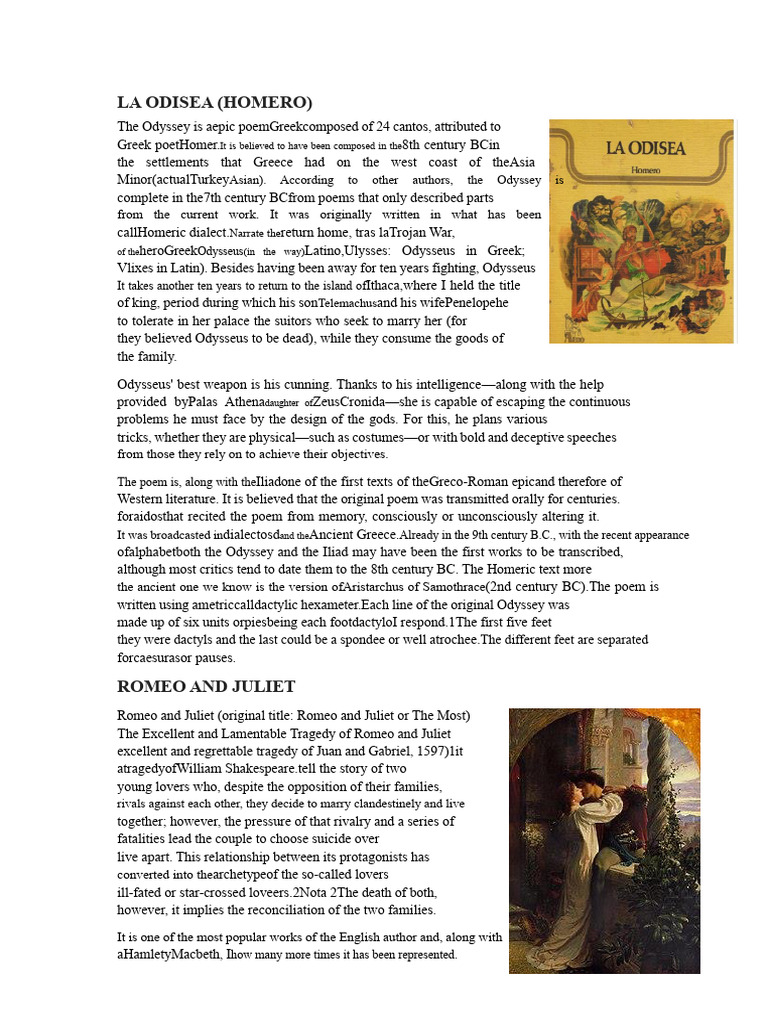 THE ODYSSEY | PDF | Odysseus | Odyssey