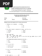 Prueba de Vocabulario 6A - Español | PDF