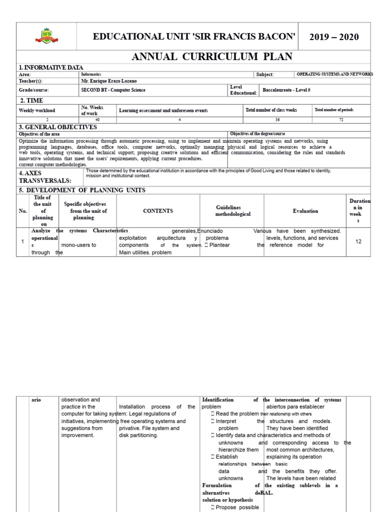 Pca 2bt Operating Systems and Networks | PDF | Computer File | Computer Science