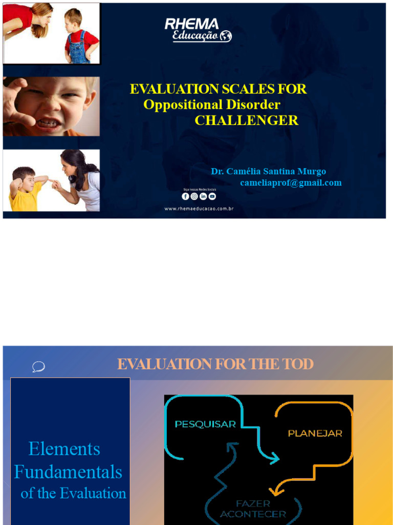 TOD Evaluation Scale | PDF | Mental Disorder | Abnormal Psychology
