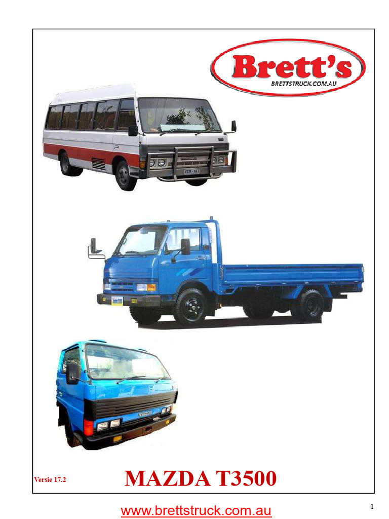 Mazda TRUCK t3500 | PDF