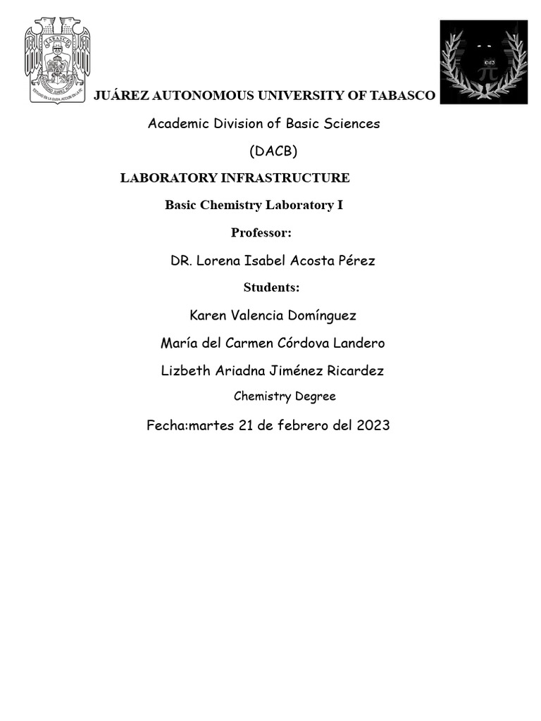 Essential Lab Infrastructure for Chemistry | PDF | Laboratories | Soil