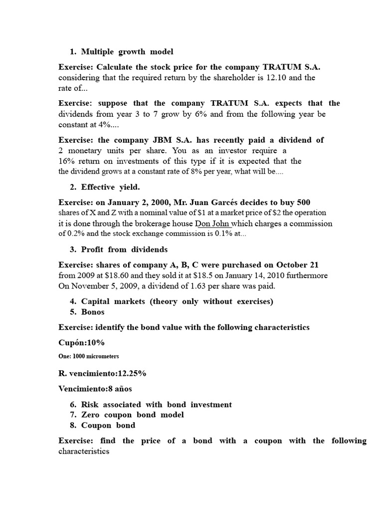 A Multiple Growth Model | PDF