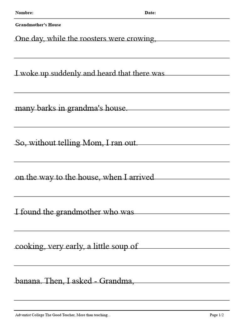 The Grandmother's House PDF | PDF