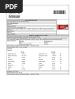 Energen Product Label and Nutrition Facts | PDF
