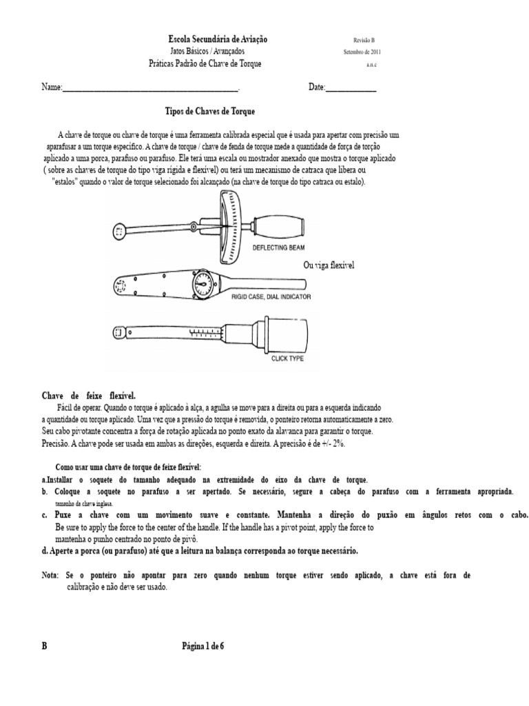 Guia Prático de Uso de Chaves de Torque | PDF | Parafuso | Torque