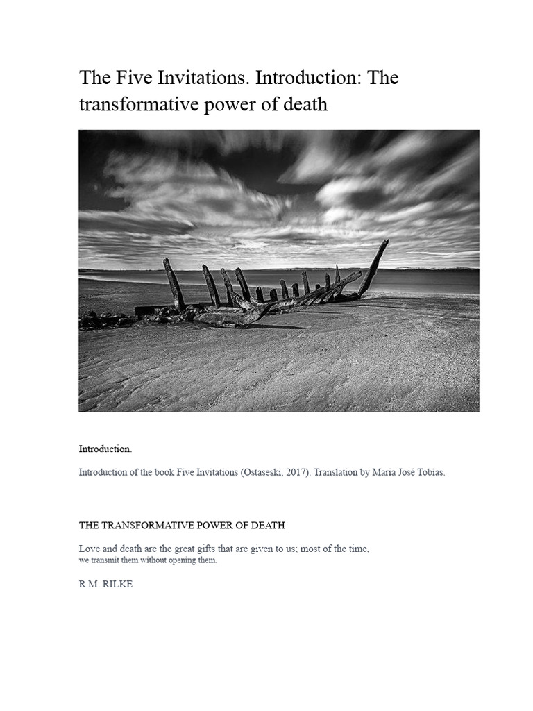 The 5 Invitations Introduction | PDF | Death | Experience