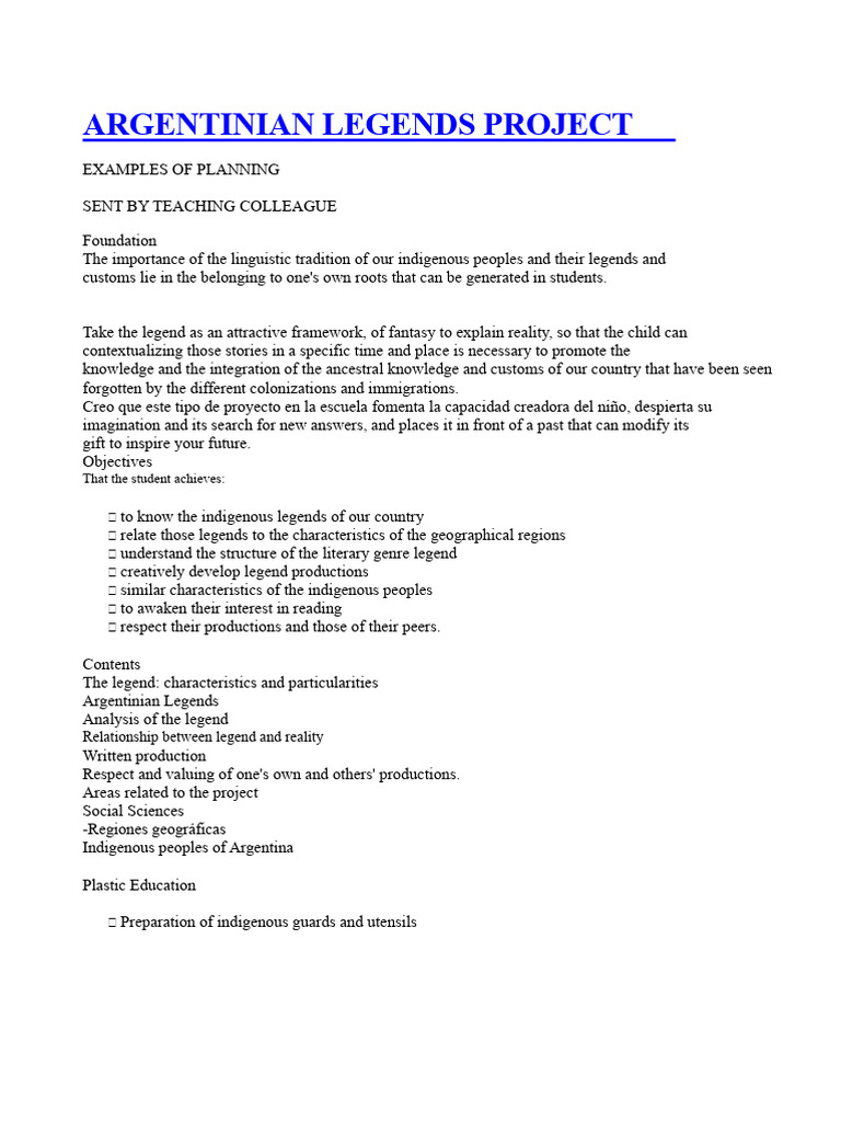 Project Argentine Legends | PDF | Loom | Weaving