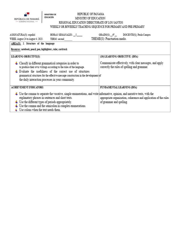 Sequence Punctuation Marks | PDF | Punctuation | Comma