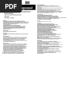 Medofed Compound Syrup Overview | PDF | Ischemia | Drugs