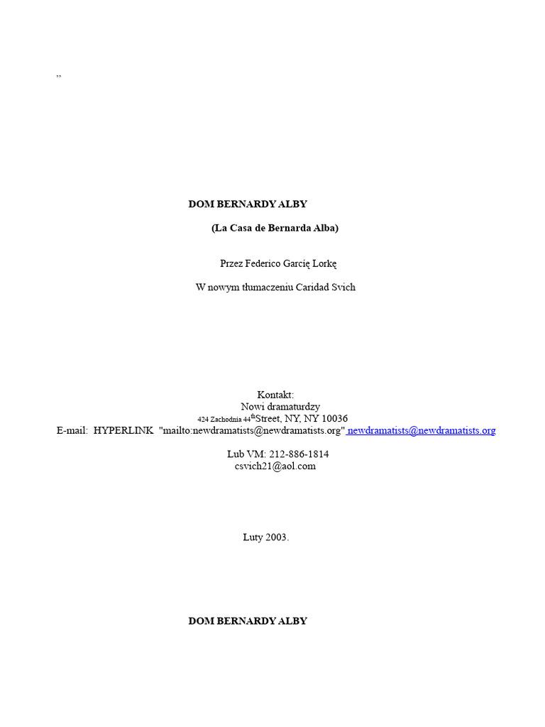 Dom Bernardy Alba | PDF