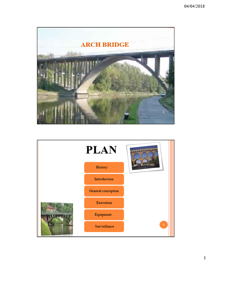 Arch Bridge | PDF | Bridge | Beam (Structure)