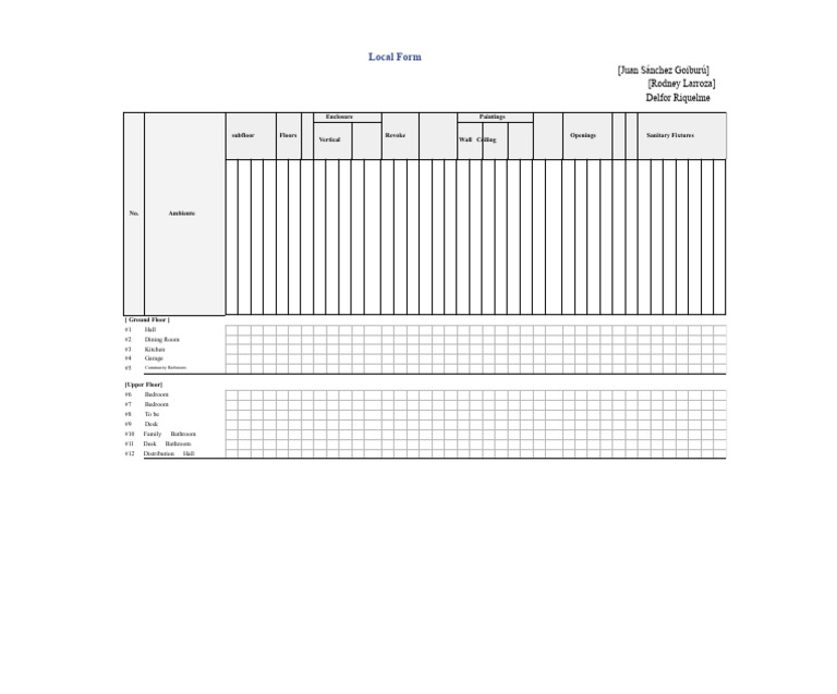 Local Form | PDF