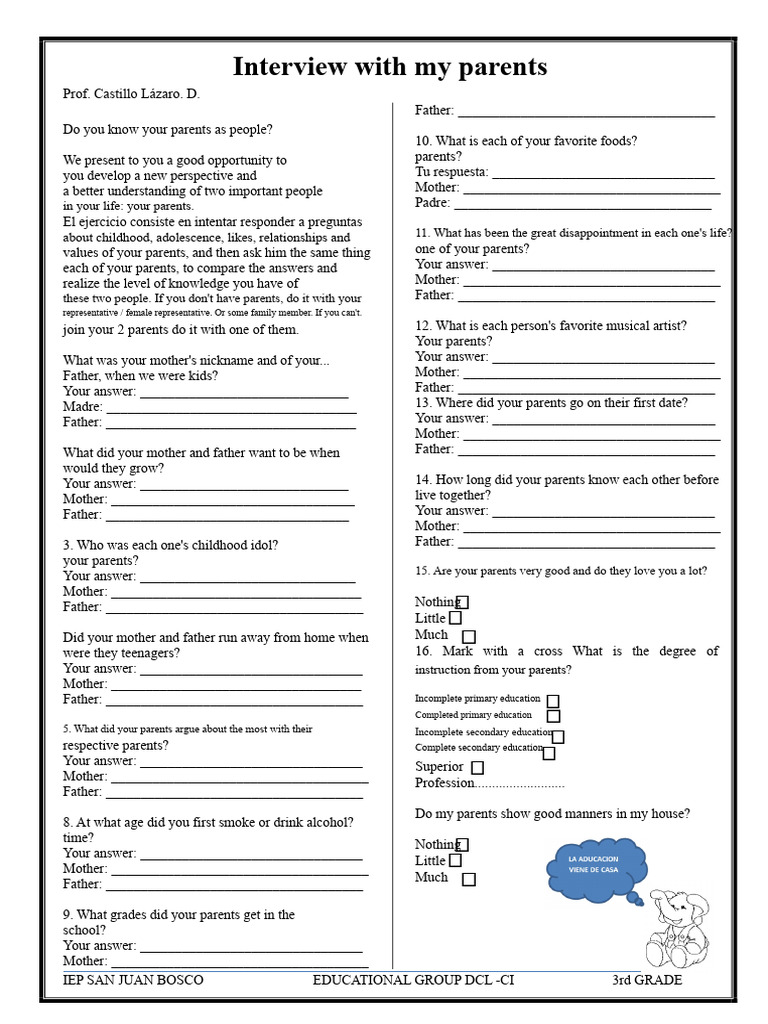 Understanding Your Parents' Lives | PDF | Human Life Stages | Human ...