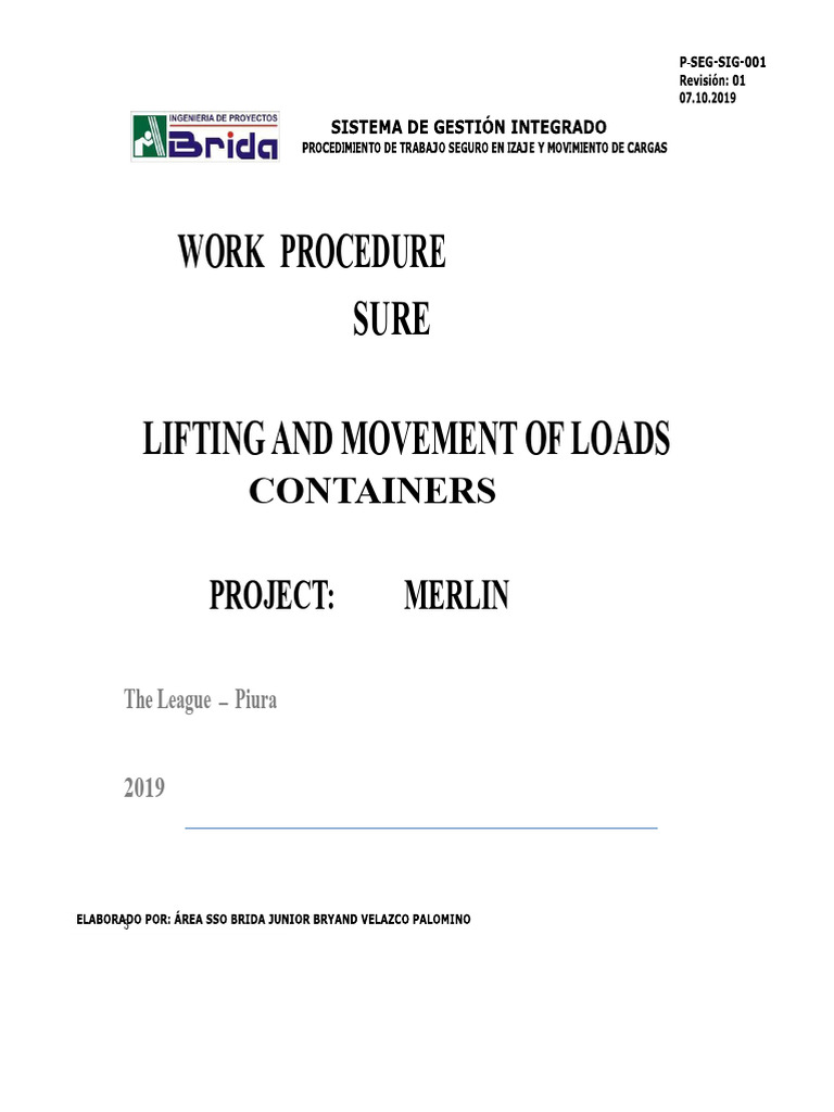 Safe Load Lifting Procedures Guide | PDF | Crane (Machine) | High Voltage