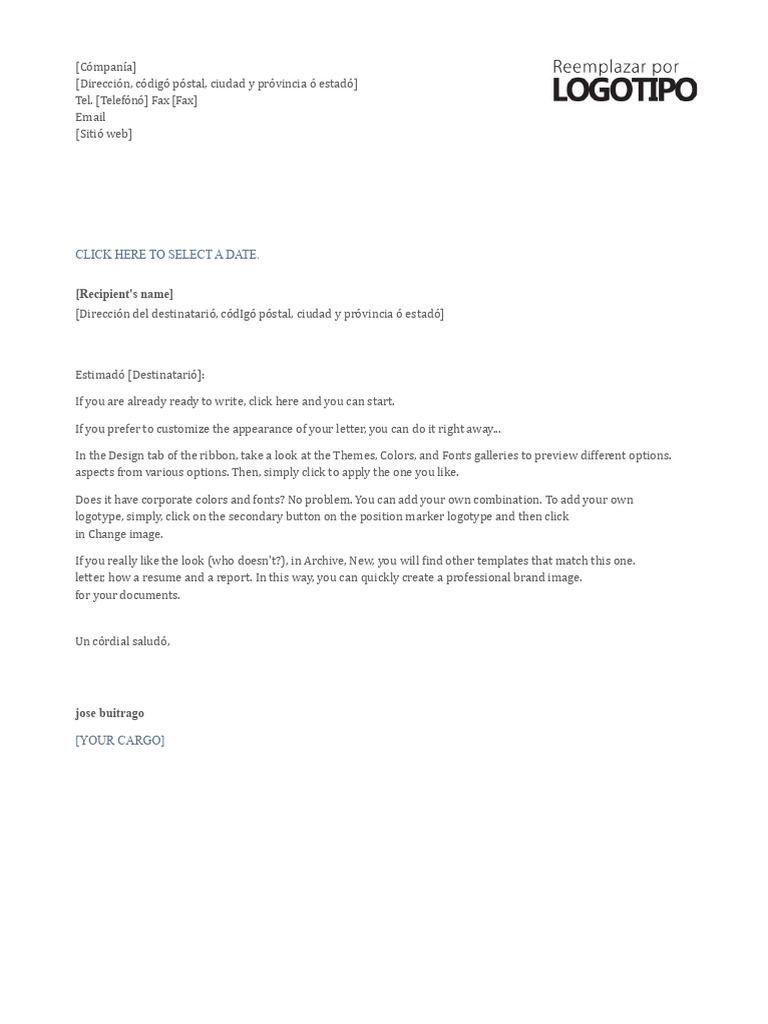 Timeless Letter Format | PDF