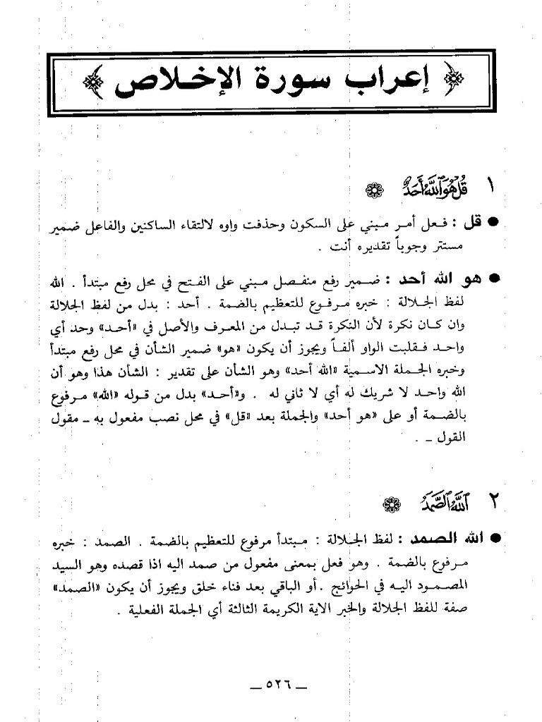 112 Surah Al Ikhlaas | PDF