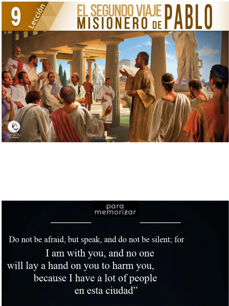 Lesson 9 - The Second Missionary Journey of Paul | PDF | Paul The ...