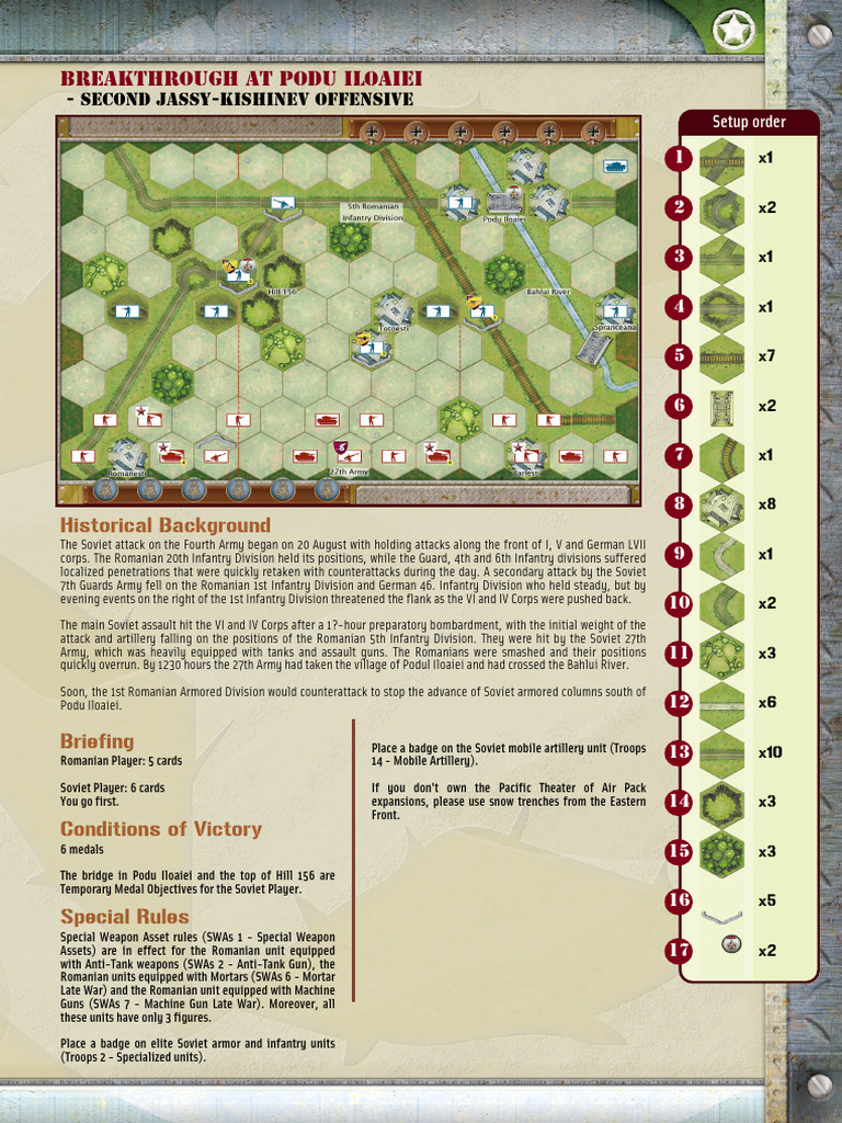 Podu Iloaiei Battle Overview | PDF | Division (Military) | Military ...