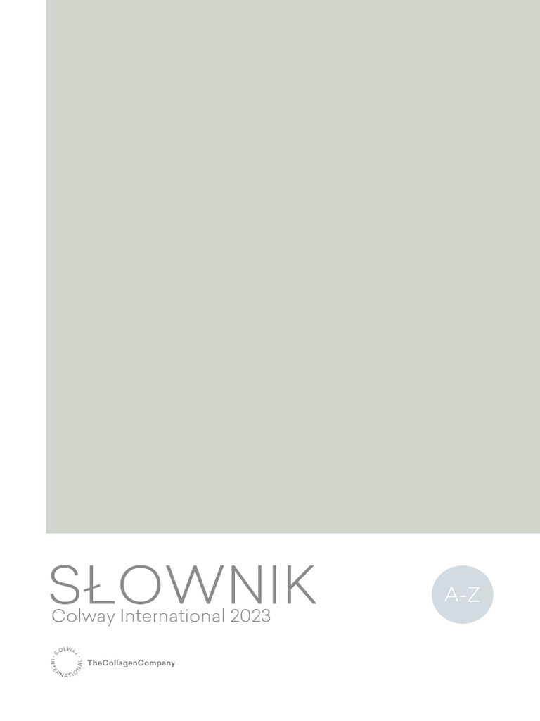 Slownik Pojec Colway International 2023 | PDF