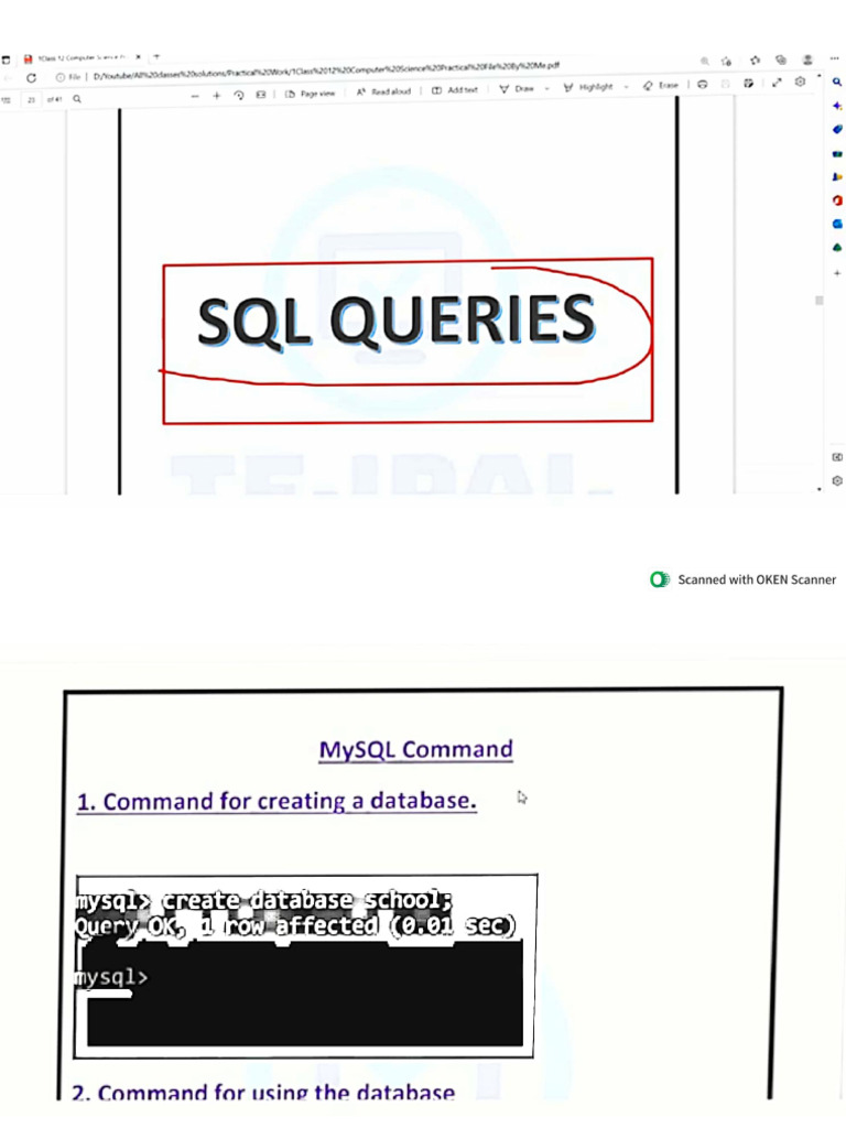 SQL Commands | PDF
