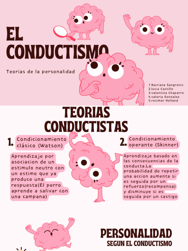 Presentación Pensamiento Crítico Cerebro Salud Bloques Ilustrado Rosa ...