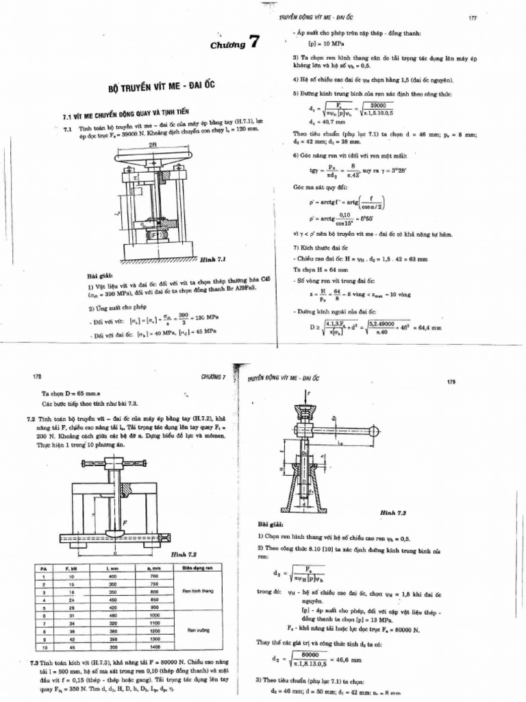 Nguyen Huu Loc Bai Tap Chi Tiet May NXB DHQG TPHCM 2 6911 | PDF