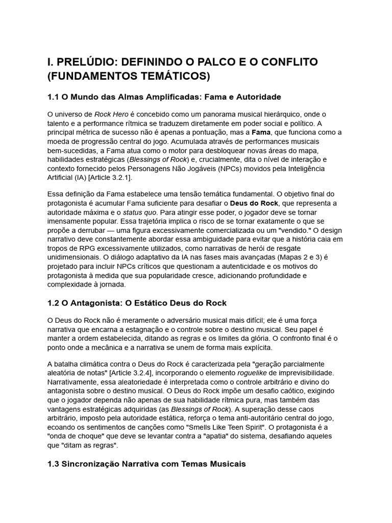 Documento sem título Documento sem título | PDF | Narrativa | Rock (música)