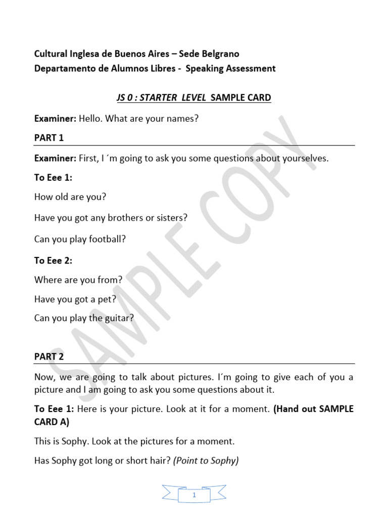 SAMPLE FRAME 1st Juniors Starter | PDF