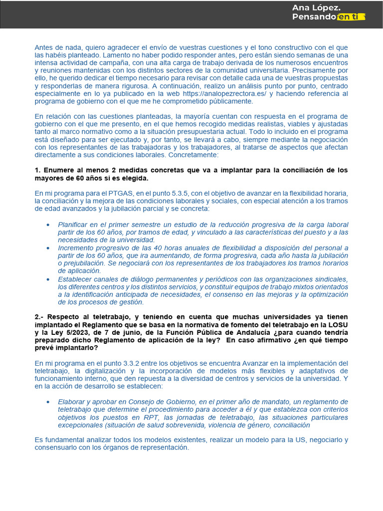 Ana Lopez | PDF | Planificación | Empleo