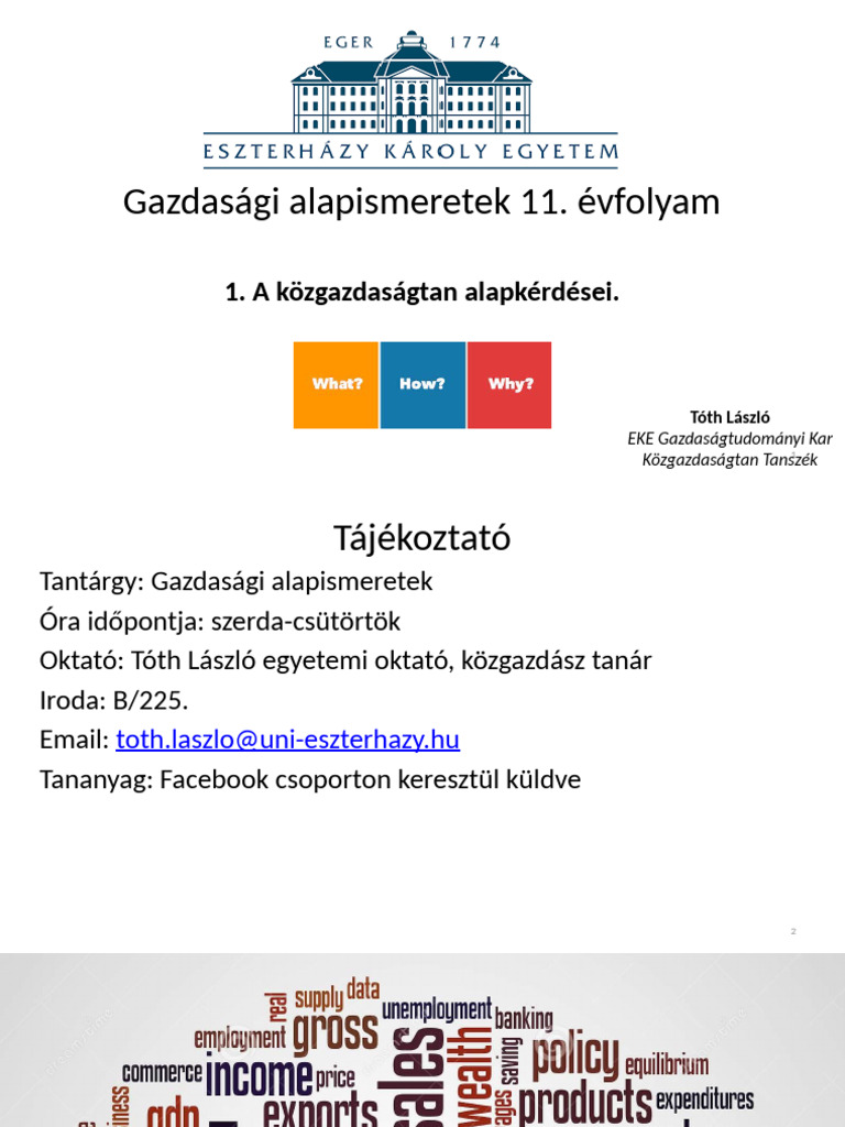 1 - Gazd Alapismeretek | PDF