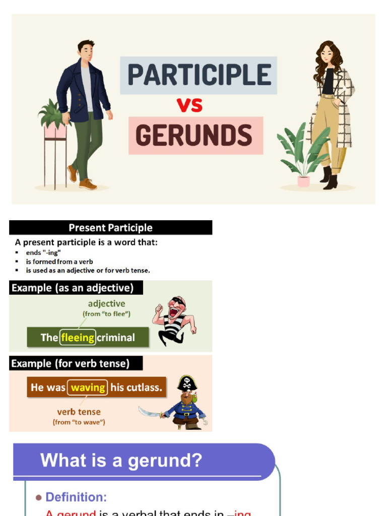 Gerund Present Participle | PDF
