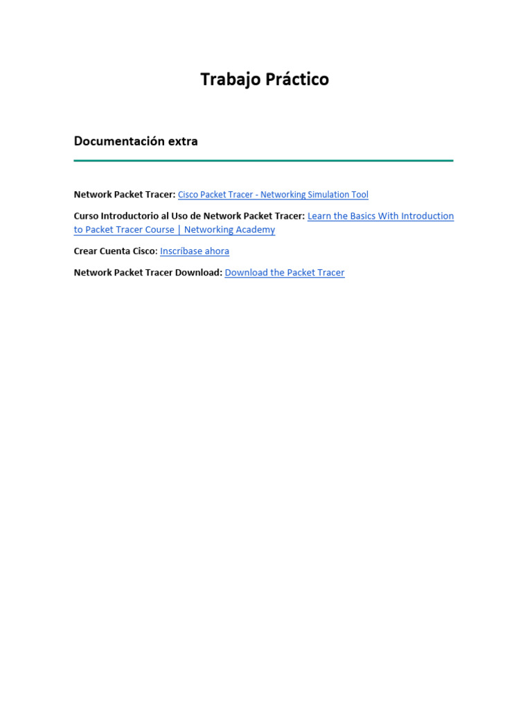 TP4 - Documento Extra | PDF