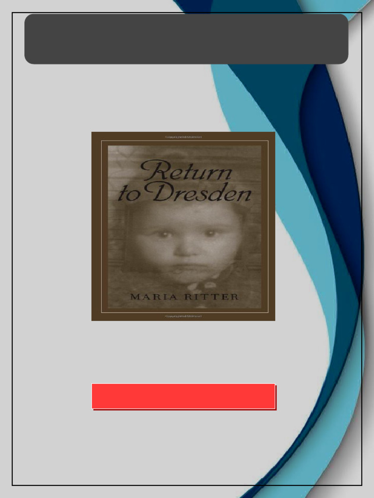 Return to Dresden 1St Edition Edition Maria Ritter newest edition 2025 ...