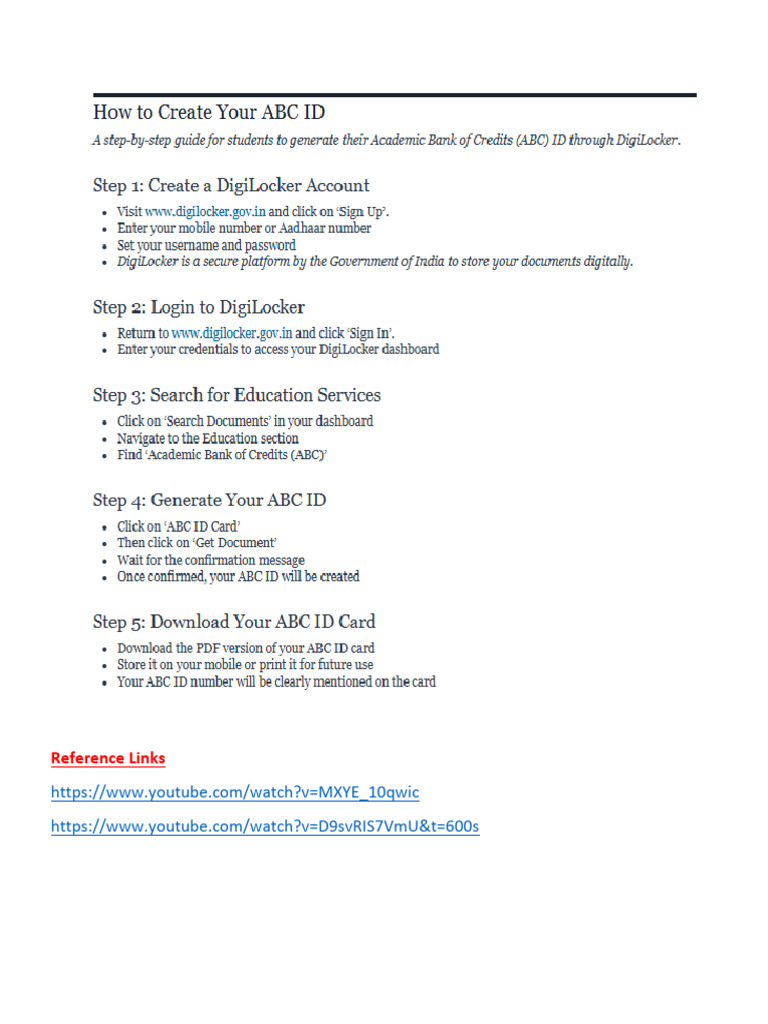 ABC Card Generation | PDF
