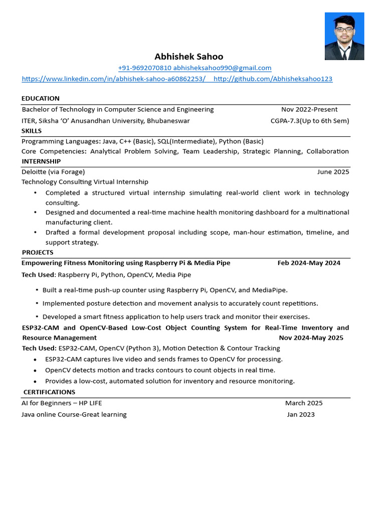 Abhishek Sahoo | PDF