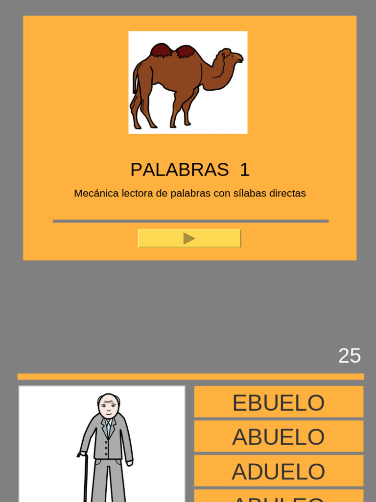Palabras 1 | PDF