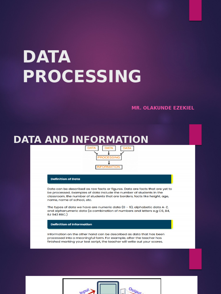 Data Processing Year 7 | PDF