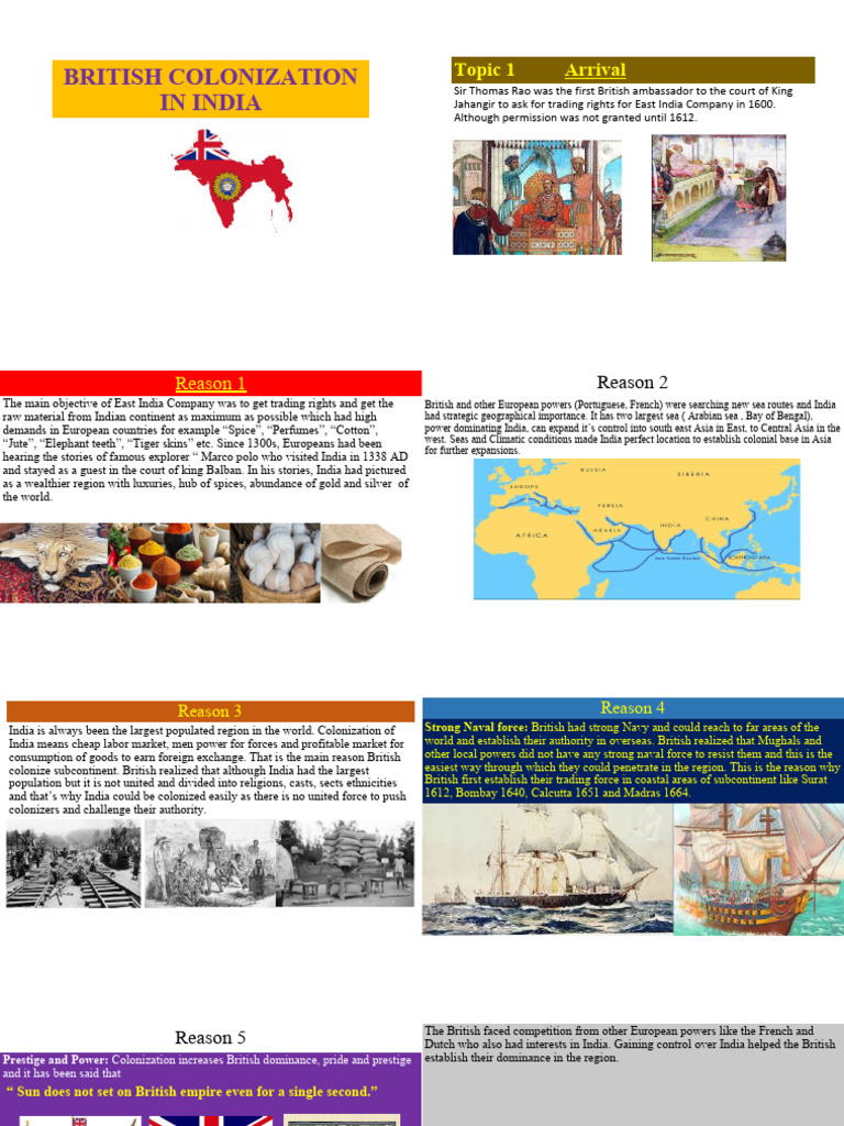 British Colonization in India | PDF