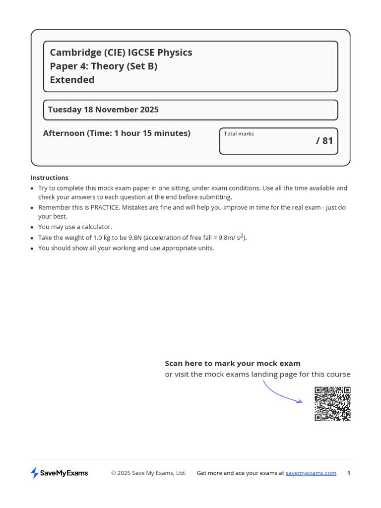 Mock Exam Paper WsWPkjywKxpZr86T | PDF | Isotope | Rocket