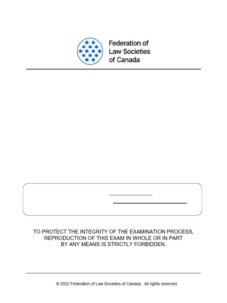 Sample Contracts Examination Guide | PDF