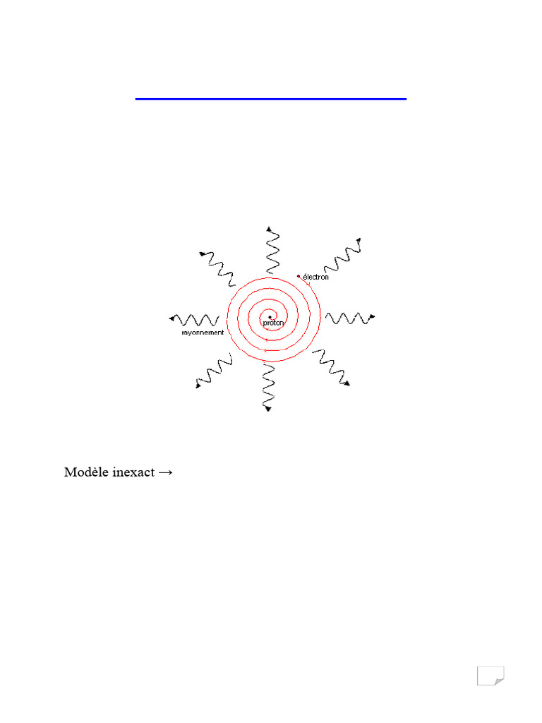 Modèle de Bohr et quantification de l'énergie | PDF | Phénomène ...