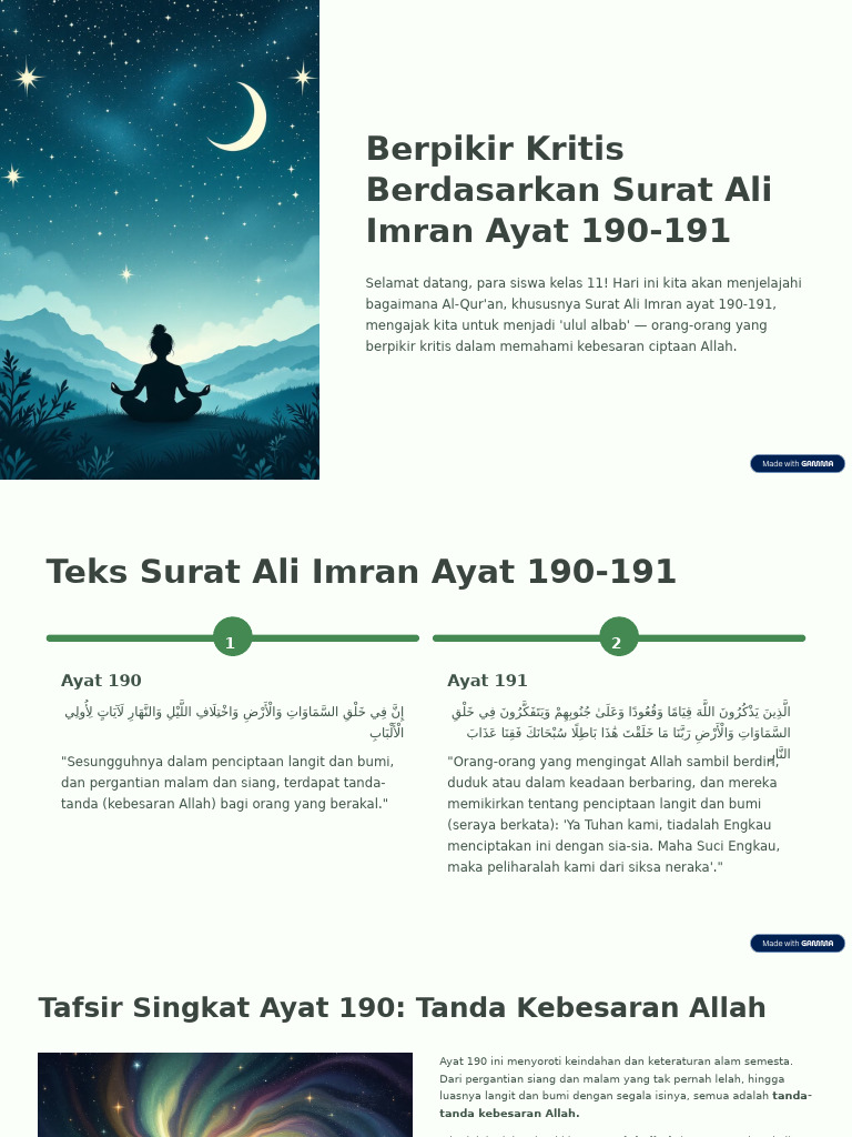 Berpikir-Kritis-Berdasarkan-Surat-Ali-Imran-Ayat-190-191 | PDF