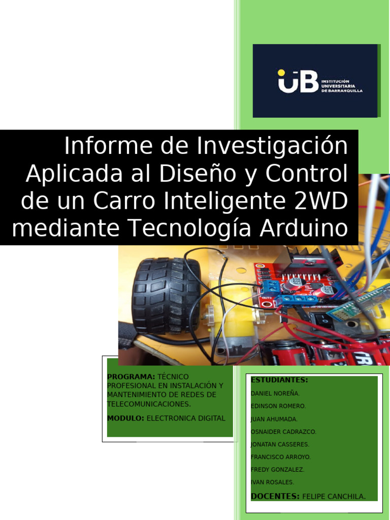 Carro Inteligente 2WD con Arduino y Bluetooth | PDF | Arduino | Bluetooth